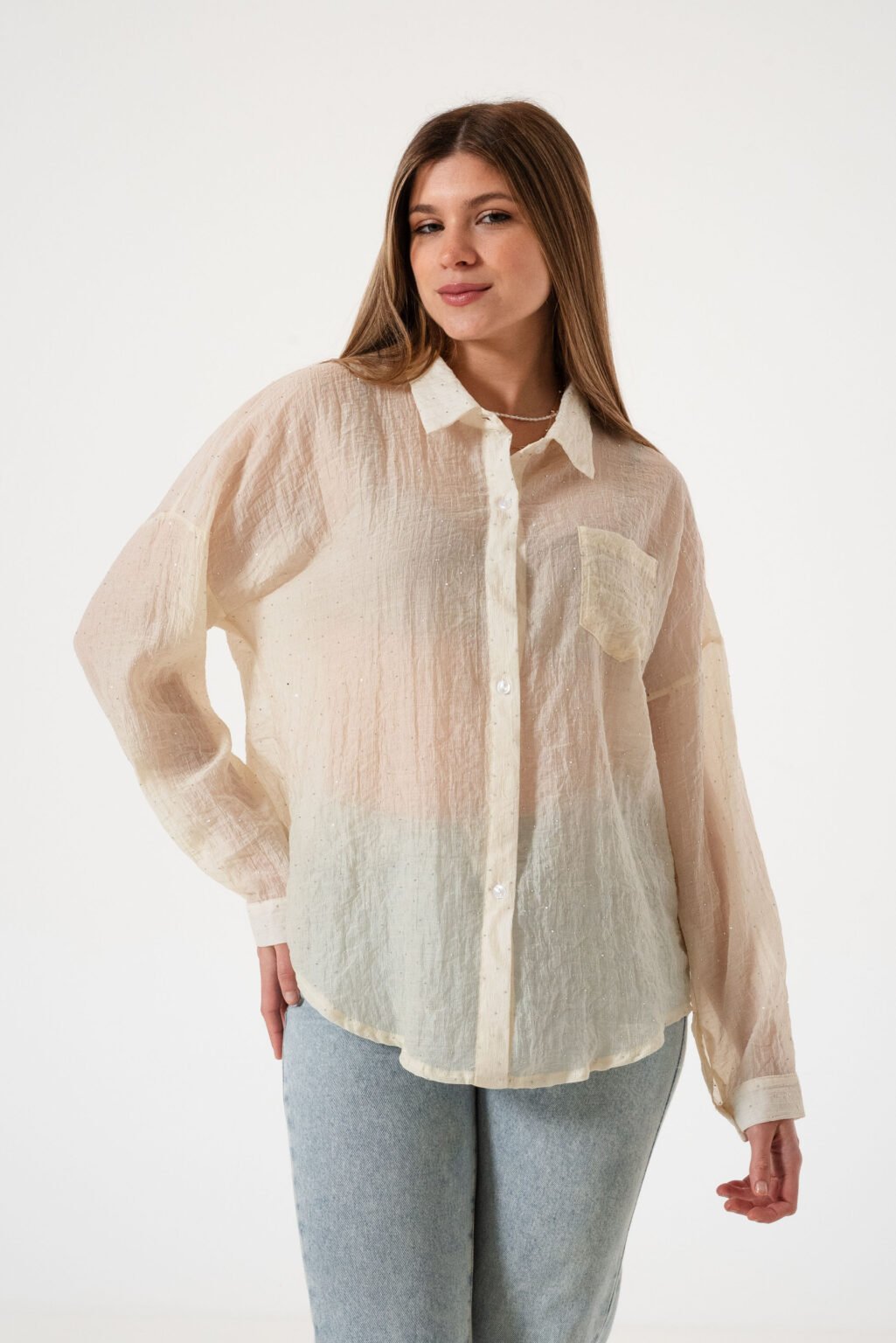 CAMISA SIMIL SEDA M.CAIDA BRILLO_MALIBU (M,XL) – YUYU FACTORY